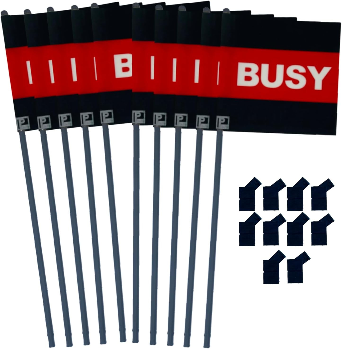 10 Pack Paraflags Small Desk Flag - Professional Office Privacy Signal ...