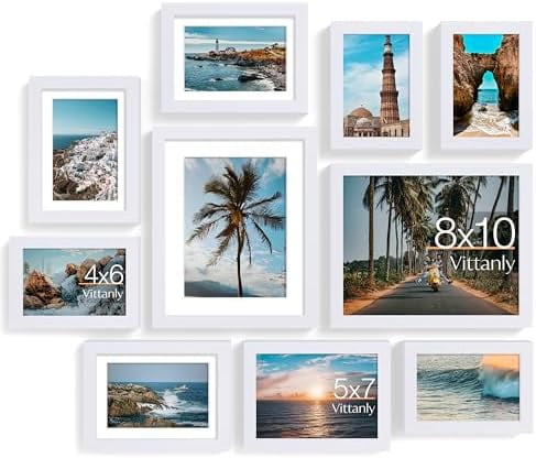 10 Pack Picture Frames Collage Wall Decor, Gallery Wall Frame Set for ...