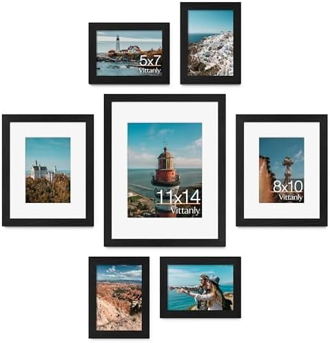 10 Pack Picture Frames Collage Wall Decor, Gallery Wall Frame Set for ...