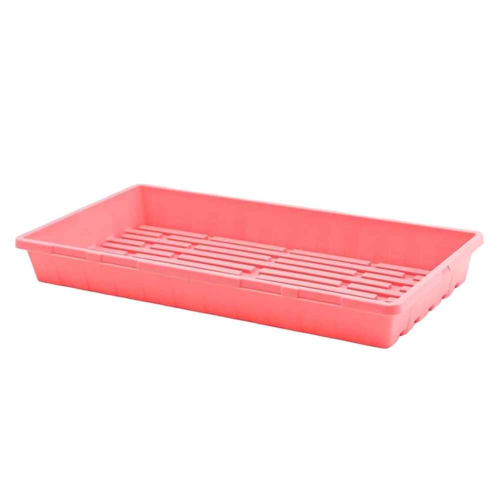 10 Pack Pink Trays, Extra Strength No Hole, Seedling Tray for ...