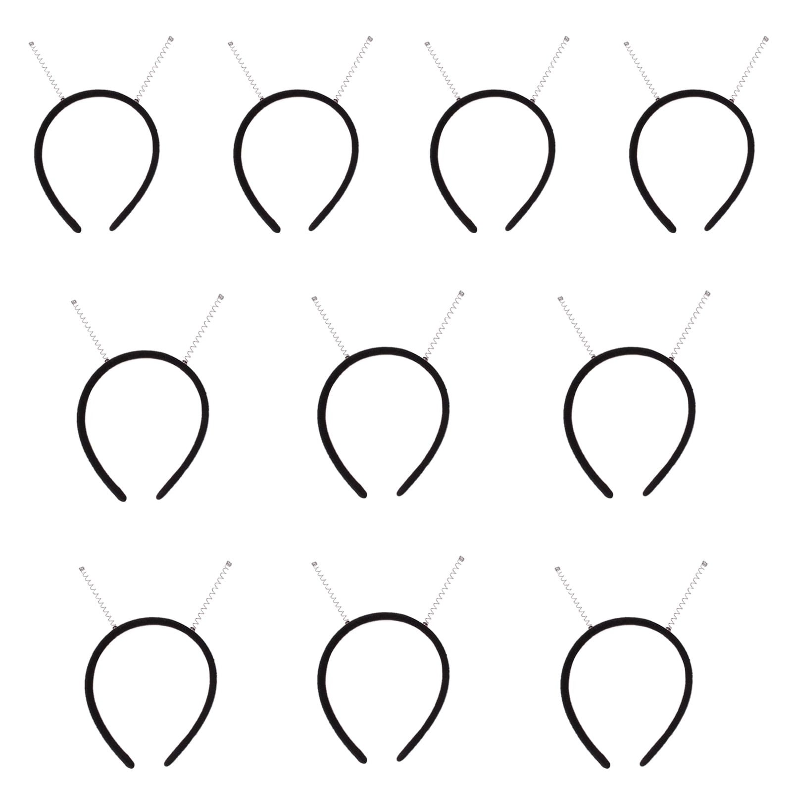 10 Pack Plain Headband Bride Soft Headpieces with Spring Photo Props ...