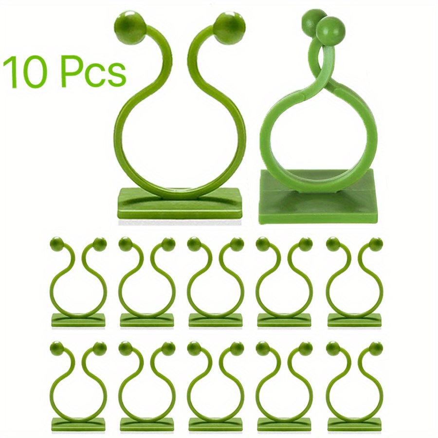 10-Pack Plant Climbing Wall Fixing Clip Self-Adhesive Hook Vine ...