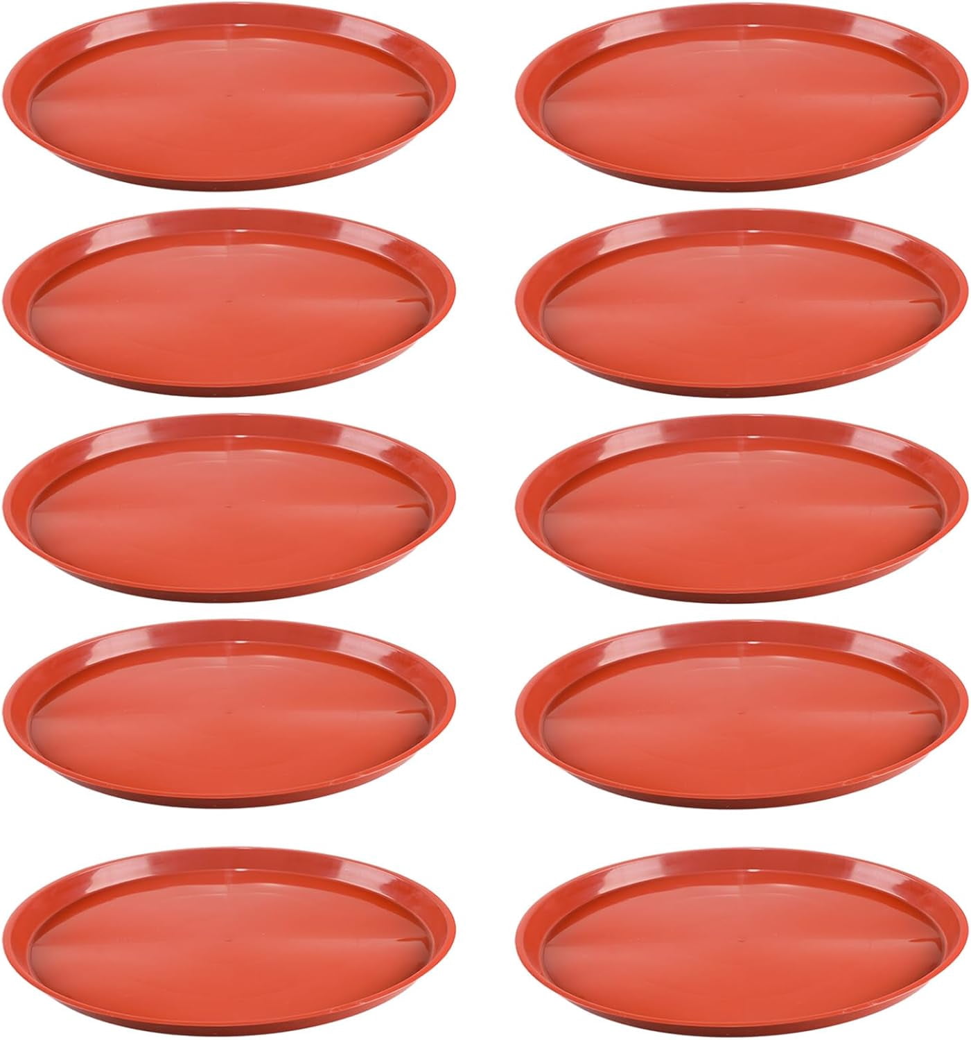 10 Pack Plant Saucer 18 Inches Plant Trays for Pots Plastic Round Drip ...