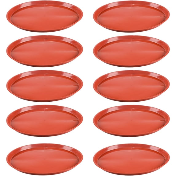 10 Pack Plant Saucer 18 Inches Plant Trays for Pots Plastic Round Drip ...
