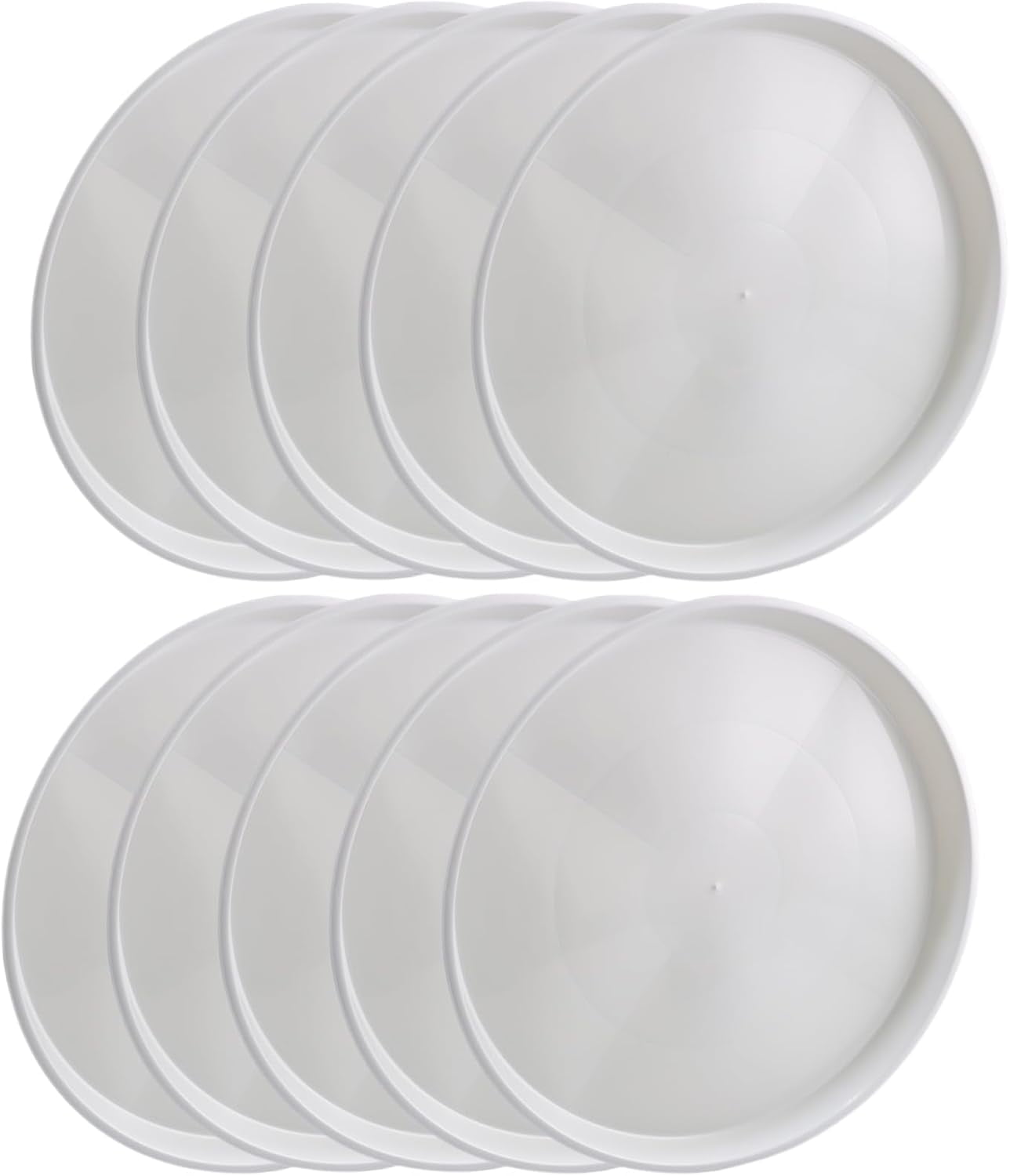 10 Pack Plant Saucer 20 Inches Plant Trays for Pots Plastic Round Drip ...