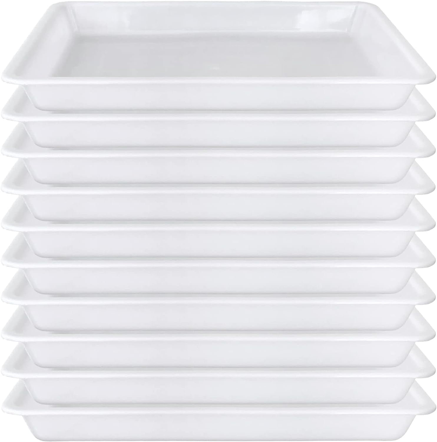 10 Pack Plastic Art Trays,Activity Crafts Tray,Organizer Tray,Serving ...