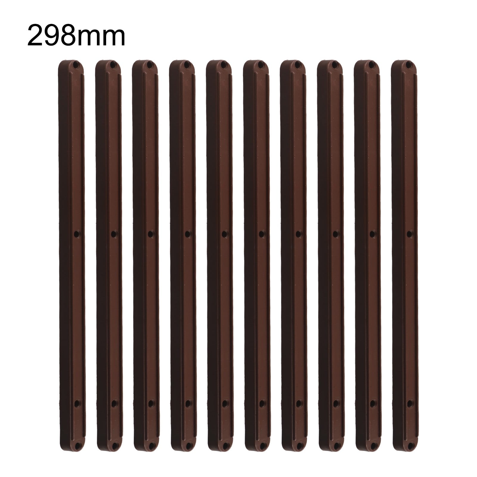 10 Pack Plastic Drawer Slides Replacement Draw Rail Runners 298mm ...