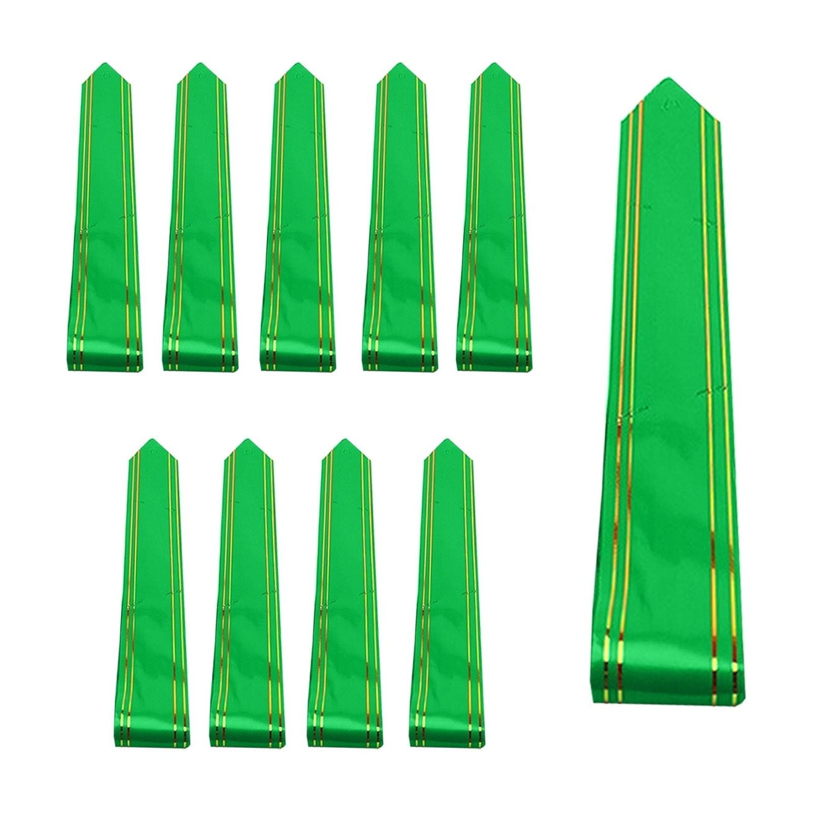 10-Pack Plastic Flower Bow Ribbon for Decorations, 4.5x70cm, DIY Party ...