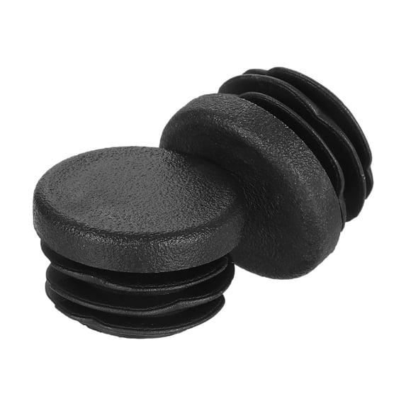 10 Pack Plastic Hole Plugs, 1.02"(26mm) OD Round Ribbed Tubing End Caps ...