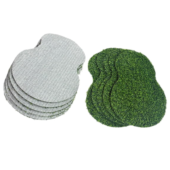 10 Pack Plastic Synthetic Turfs Placemat Heat Resistant Dishes Mats ...
