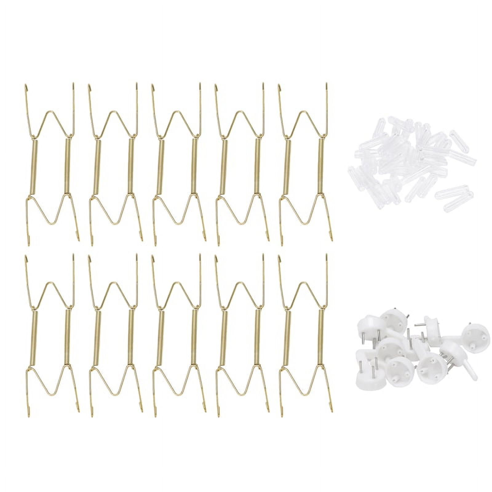 10 Pack Plate Hangers, 6 Inch Wall Hangers and Hooks, Compatible 5 To 7 ...