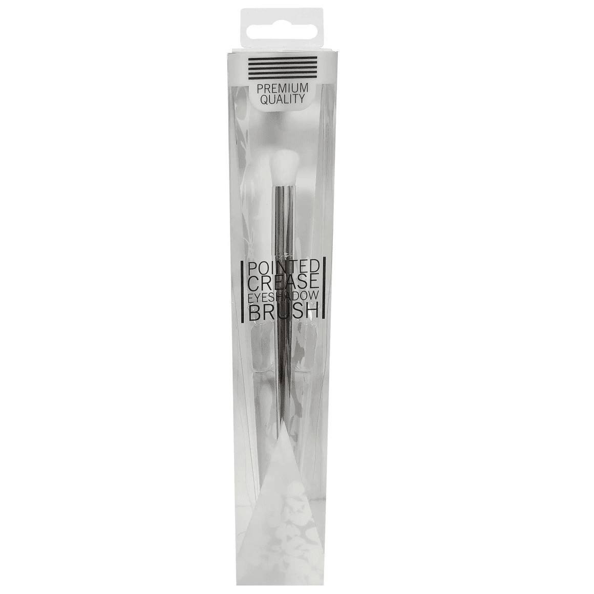 10 Pack Pointed Round Crease Eyeshadow Brush, Ultra Soft White Bristles ...