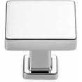 10 Pack Polished Chrome Cabinet Knobs Chrome Drawer Knobs K08 Square ...