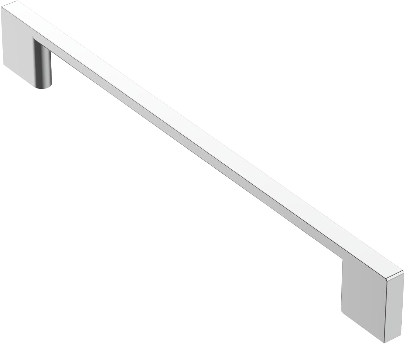 10 Pack Polished Chrome Cabinet Pulls, 7-1/2 Inch(192mm) Hole Centers ...