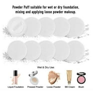 Musatteng Organic Cotton Reusable Makeup Pads 5pcs Round Cotton Powder ...