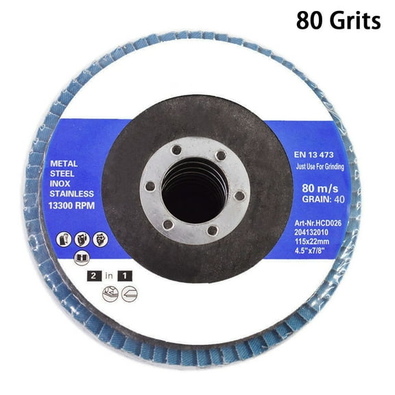 Angle Grinder Sanding Discs and Flap Wheels Set, Assorted Grit Grinding ...