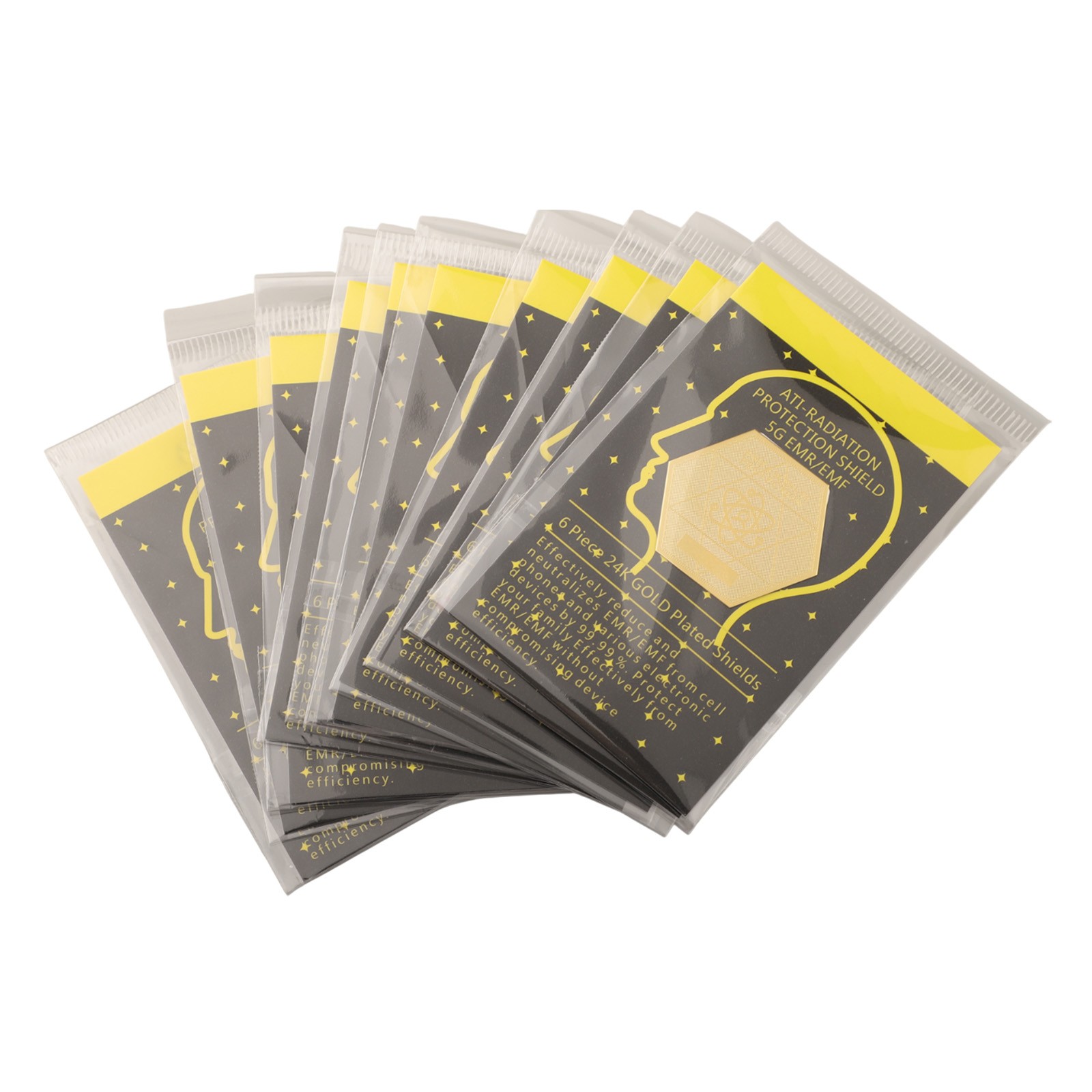 10-Pack Protective Phone Stickers Anti-Radiation Stickers Emf Stickers ...