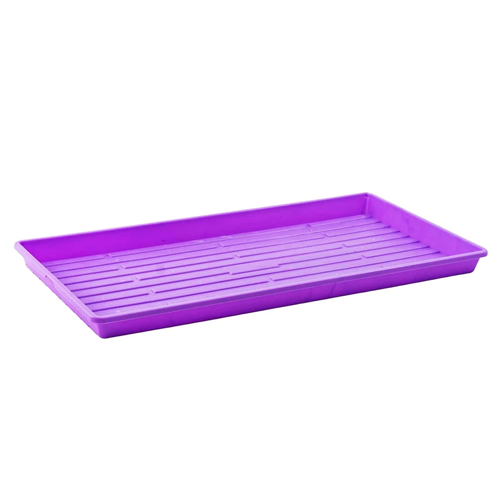 Trays, Purple 10 Pack, Extra Strength with No Holes Shallow Seed Plant ...