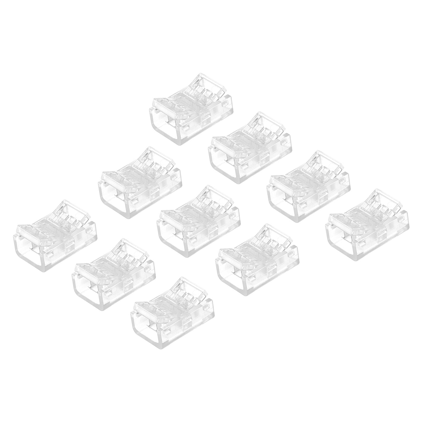 10 Pack RGB LED Light Strip Connectors LED Adapter Connectors (3 Pin ...