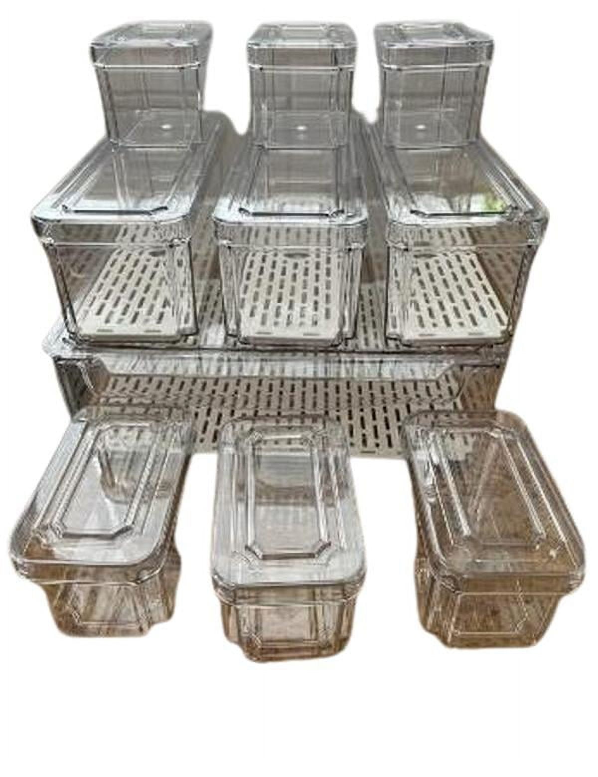 10 Pack Refrigerator Organizer Bins, Fridge Organizers and Storage ...