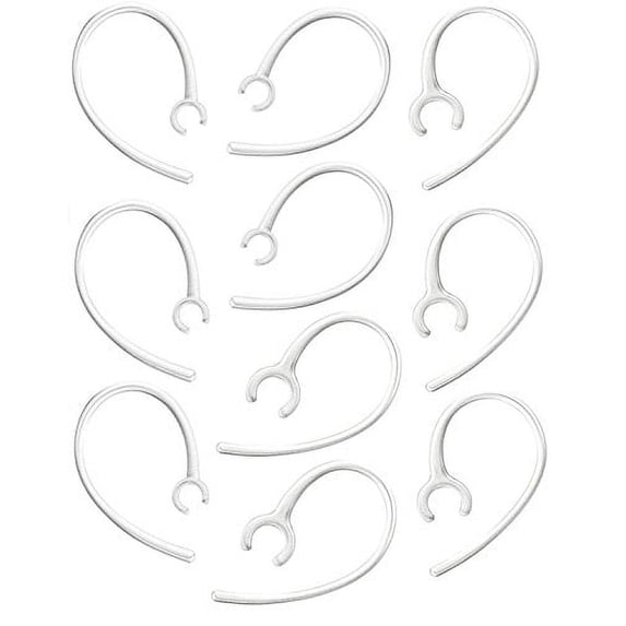 10-Pack Replacement Clamp Bluetooth Ear Hook Loop Clip Replacement ...