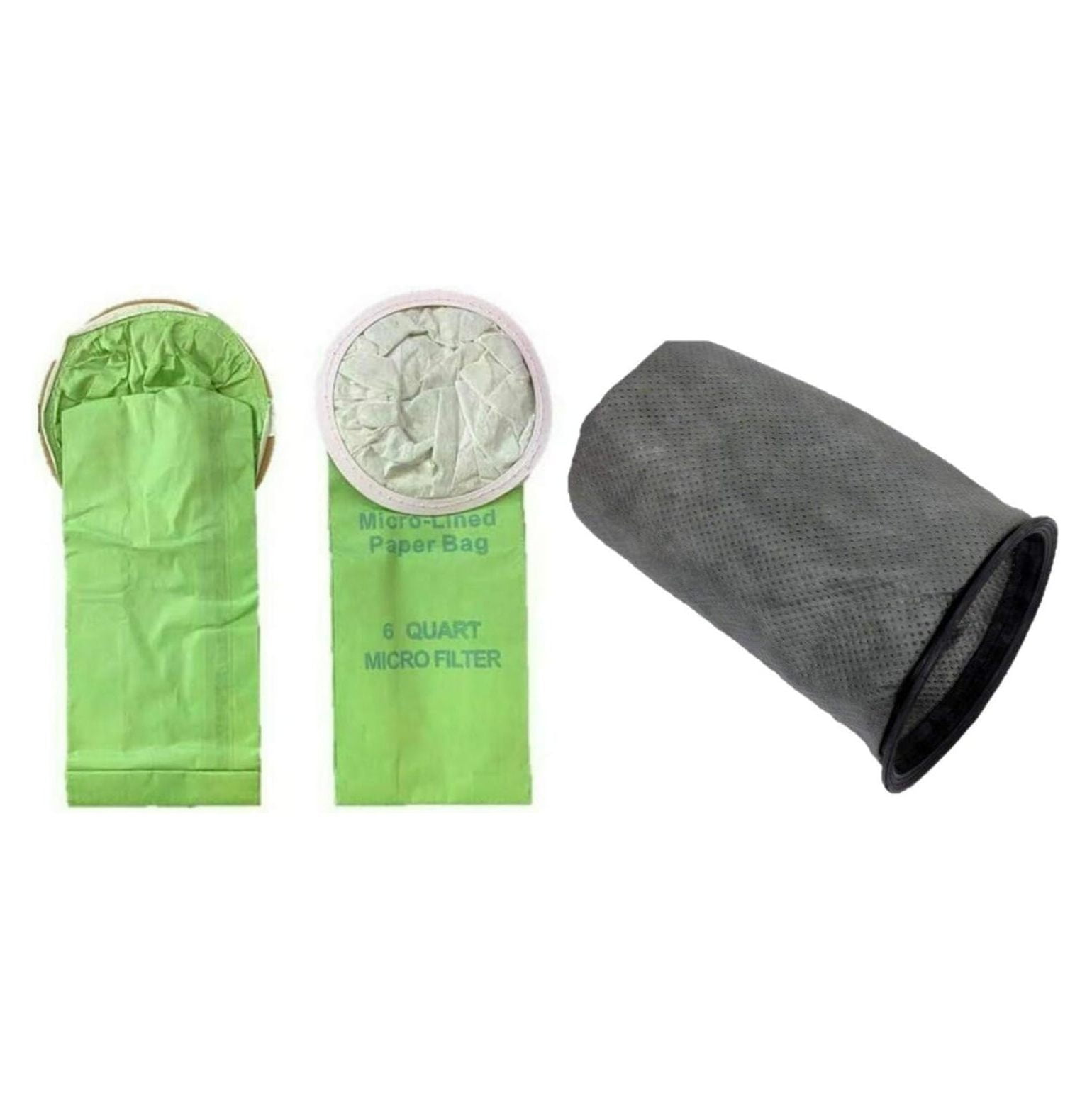 10 Pack Replacment Bags for Proteam 100431 6 QT 6 Quart Backpack Vacuum ...