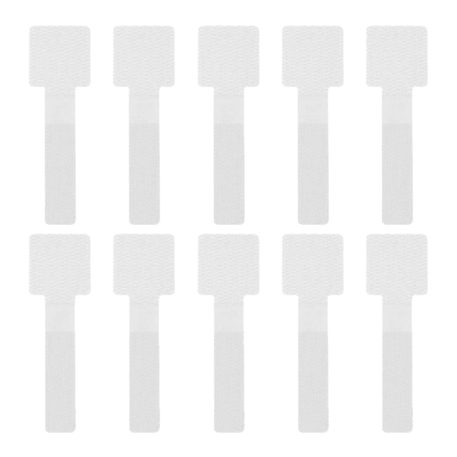 10 Pack Reusable Cable Ties - Self-Locking, Adjustable Hook & Loop ...