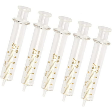 25 Pack of 3ml Luer Slip Syringes without Needle, Disposable, Sterile ...