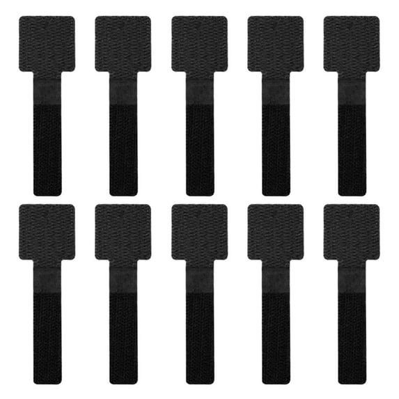 10 Pack Reusable Self Ties Management Adjustable Hook & Loop Straps For ...