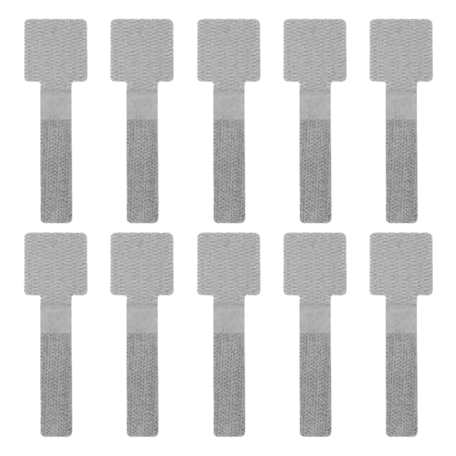 10 Pack Reusable Self Ties Management Adjustable Hook & Loop Straps For ...