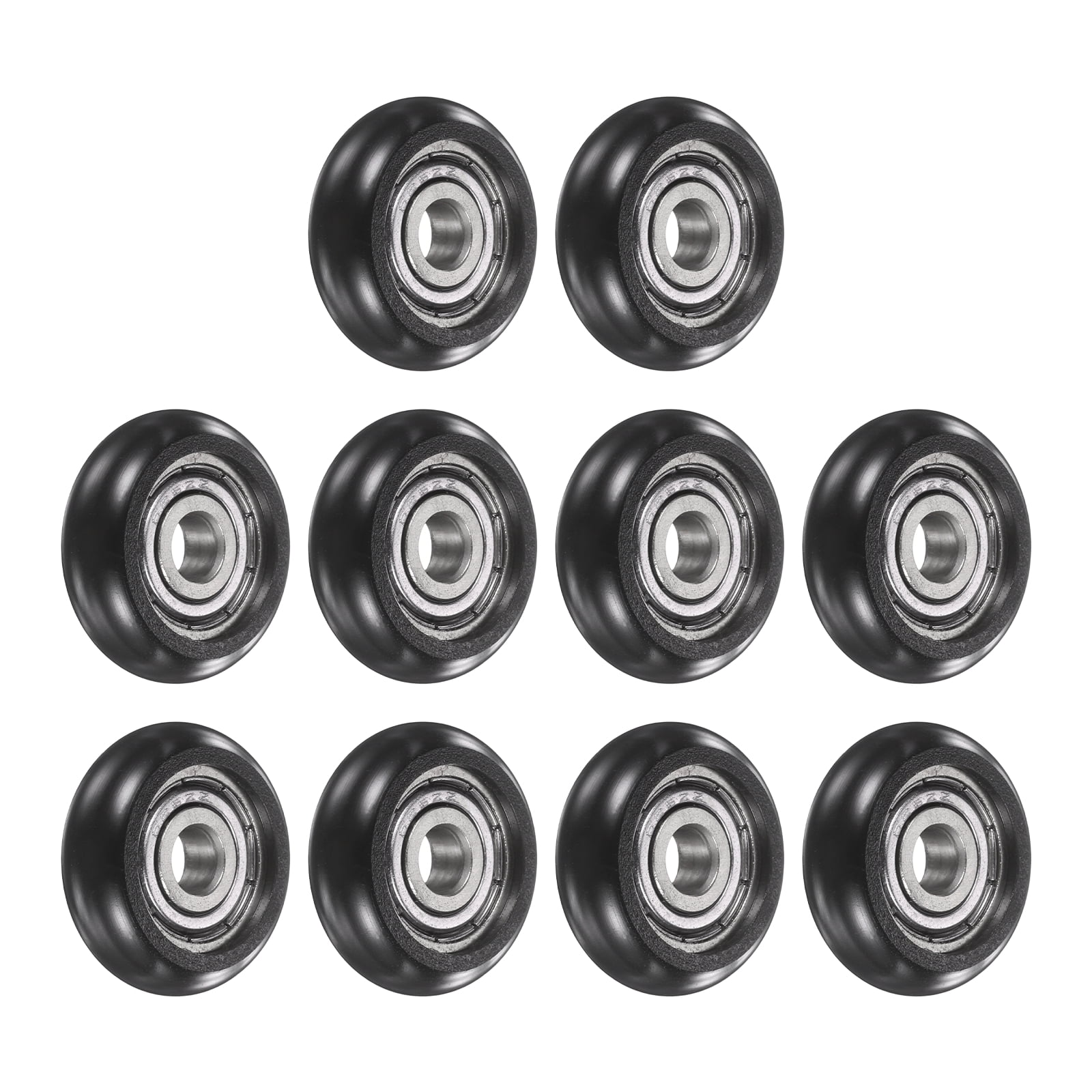 10 Pack Roller Idler Bearing Pulley, 5x22x7mm Metal Shielded (GCr15 ...