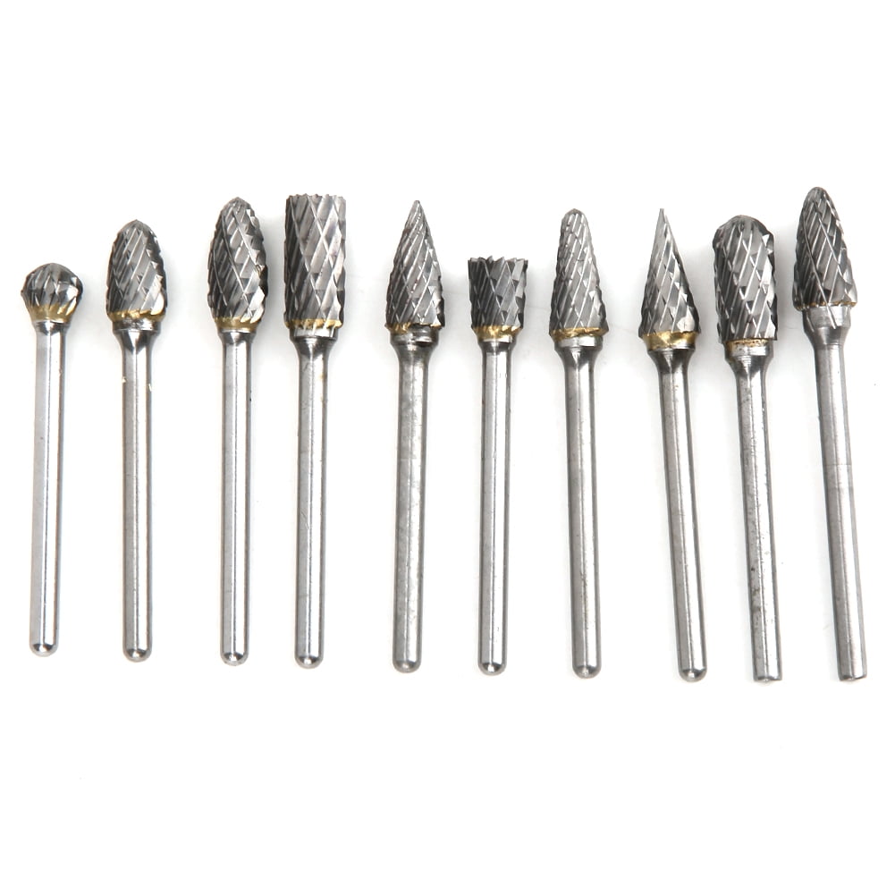 10-Pack Rotary Router Bits Set - Routing Grinding Heads, Engraving ...