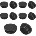 10-Pack Round Plastic Hole Plugs, 1.5" (38mm) Tubing End Caps for Patio ...