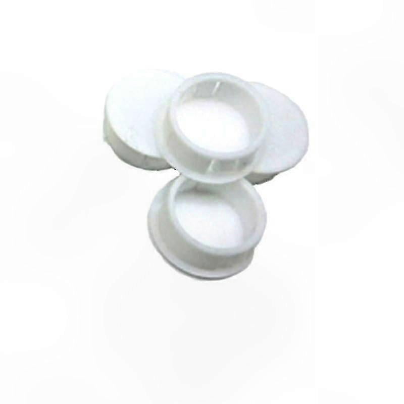 10 Pack Round Plastic Snap Hole Plugs for Furniture Covers6mmWhite ...