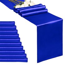 BalsaCircle 12" x 108" Polyester Table Top Runner Royal Blue - Walmart.com