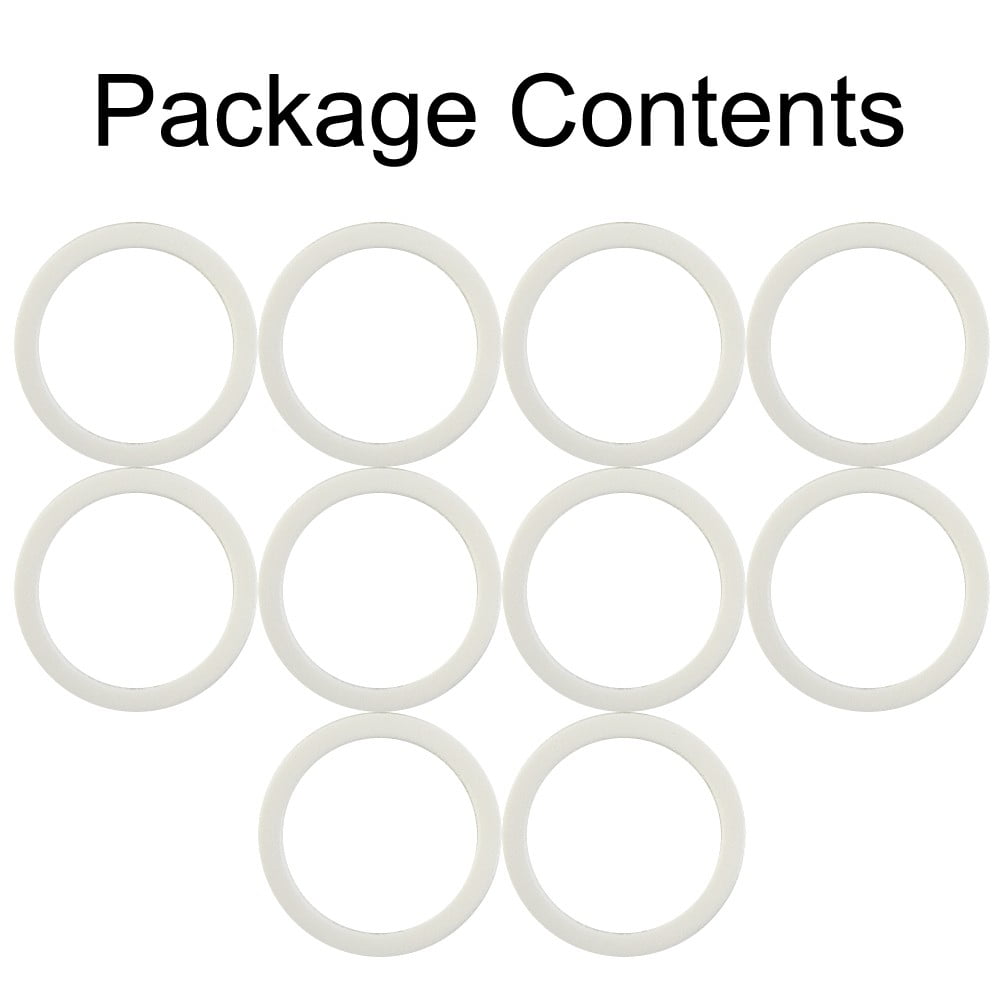 10 Pack S60x6 PE Foam Seal Replacement White For IBC Cap Lid Gasket ...
