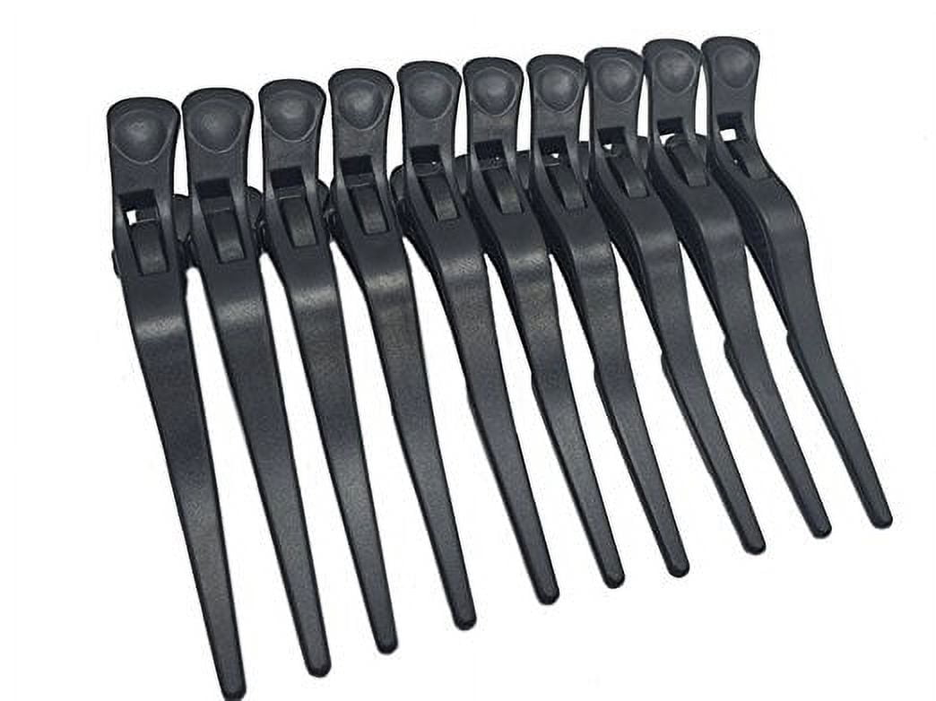 10-Pack Salon-Grade Croc Hair Clips – Non-Slip Plastic Clamps for ...
