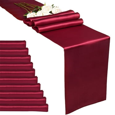 Efavormart 10 Packs of Premium SATIN Table Top Runner For Weddings ...