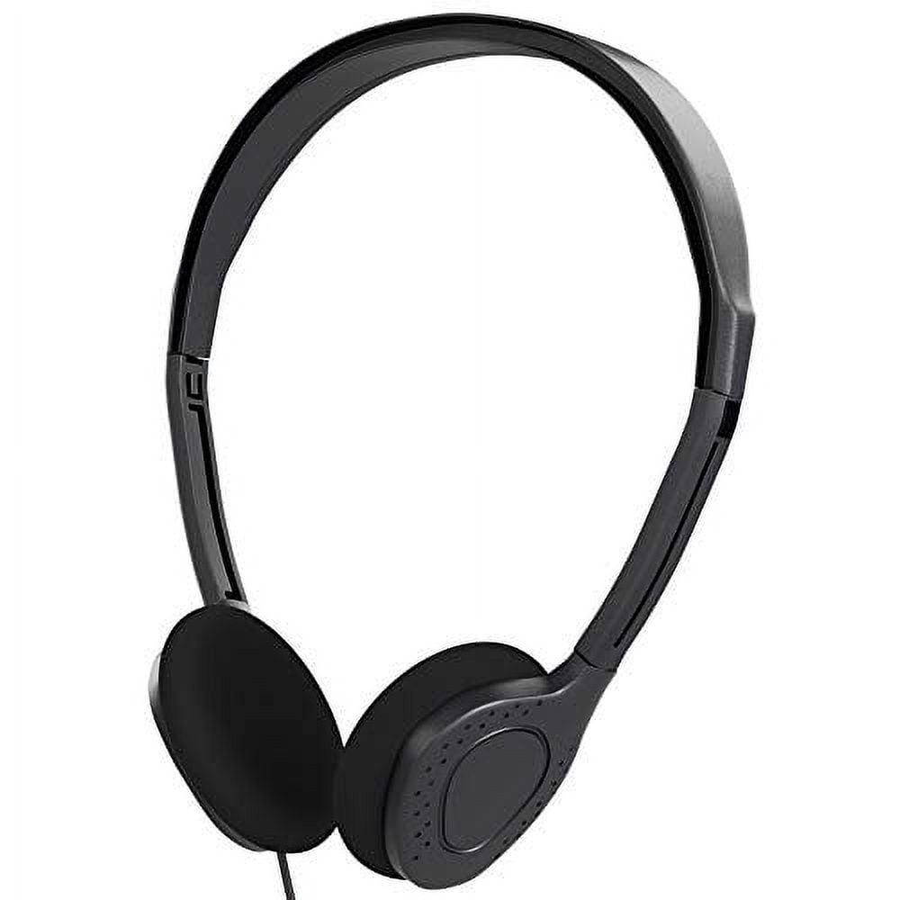 10 Pack School Headphones Bulk Adjustable Headphones Wired Pack Black ...