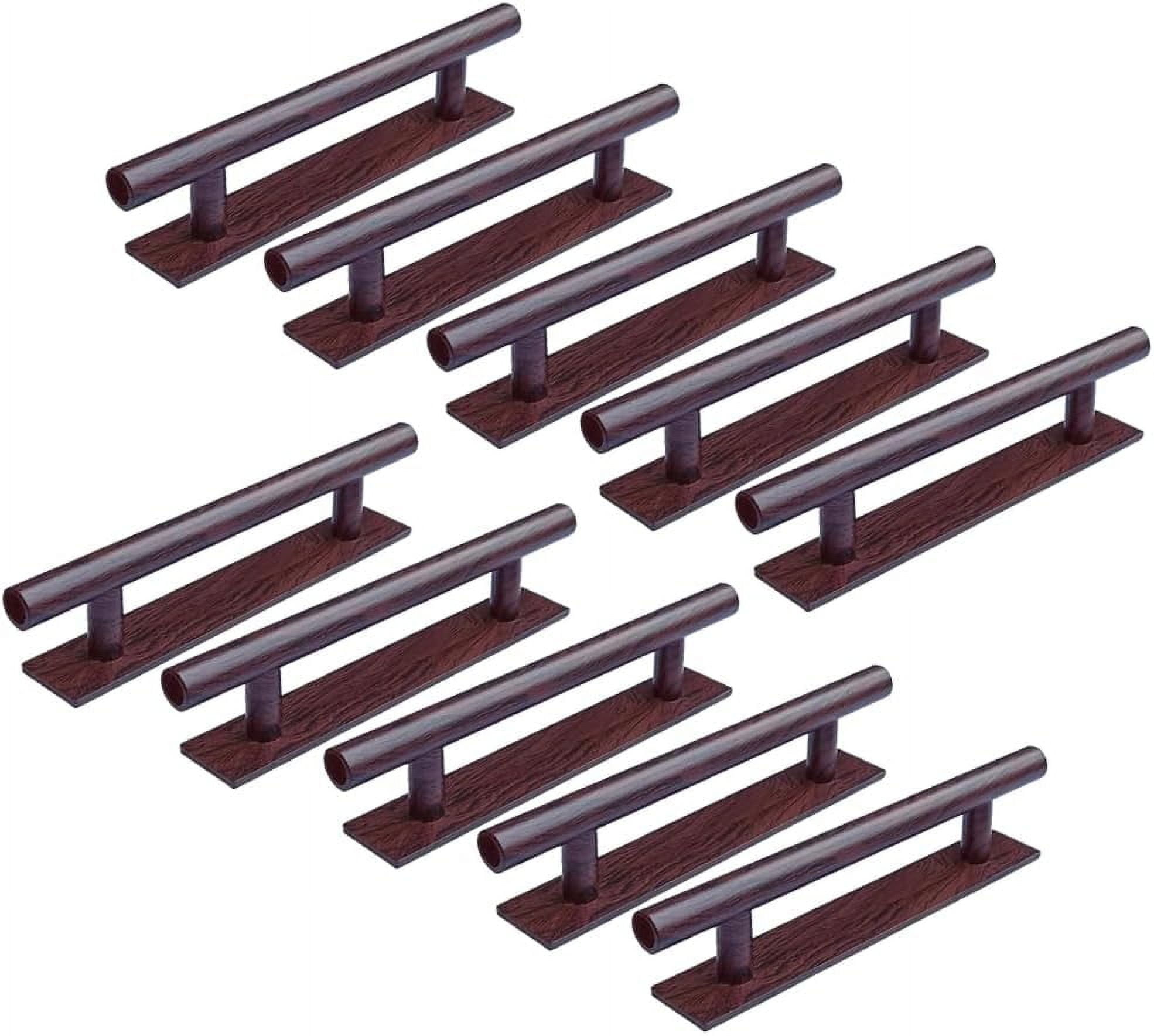 10 Pack Self-Stick Push Pull Helper Plastic Wardrobe Handle Instant ...