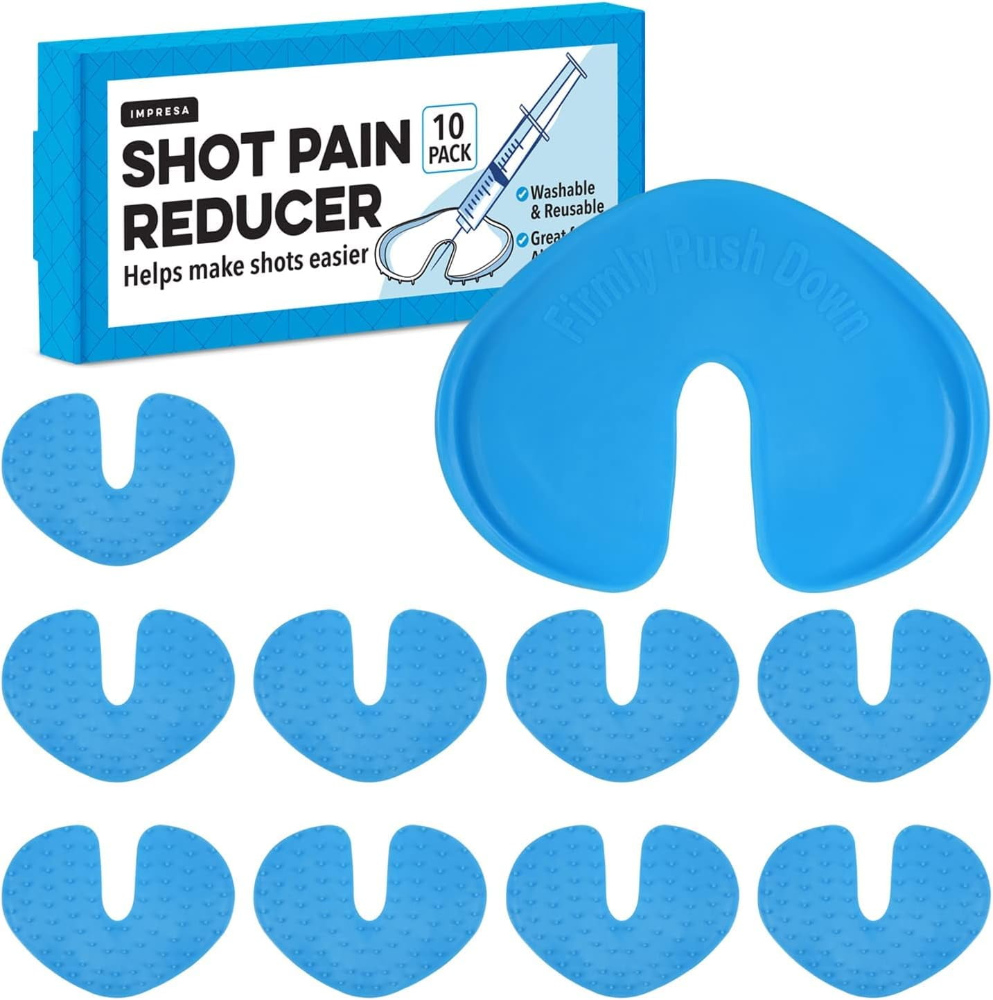 [10 Pack] Shot Helper Pain Blocker Device - Champion Distractor Shot ...