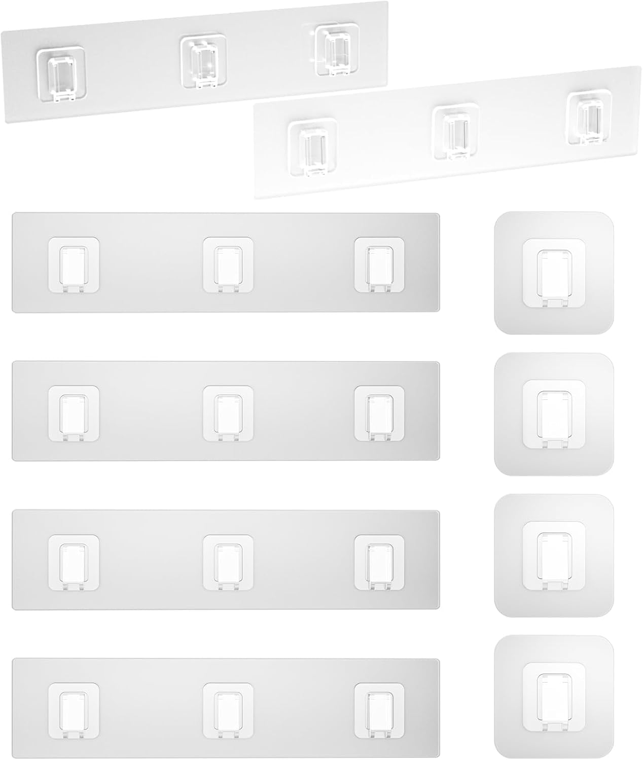 10 Pack Shower Caddy Adhesive Replacement, Waterproof Shower Shelf ...