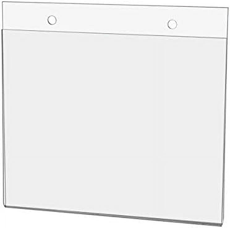10 Pack Sign Holder 7" x 5" Wall Mounted Side or Top Loading Easy ...
