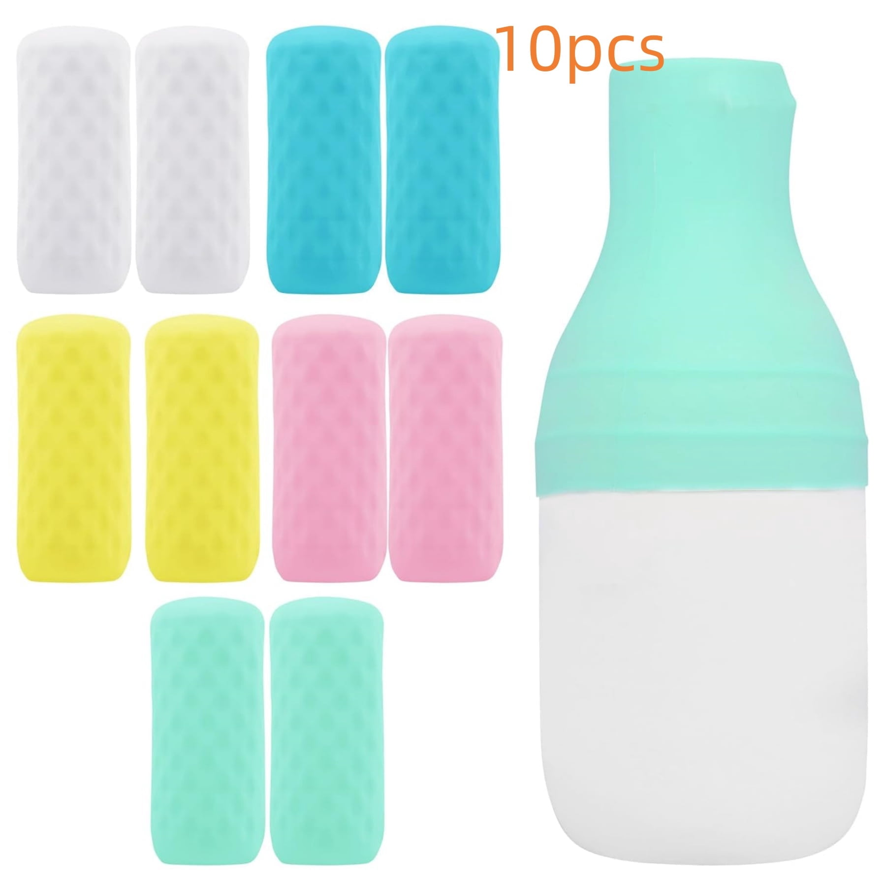 10 Pack Silicone Bottle Covers for Travel, Cruise Must Haves, Travel ...