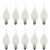 10 Pack Silicone LED Bulbs, C7 Base, 0.7w- Great for Christmas Lights ...