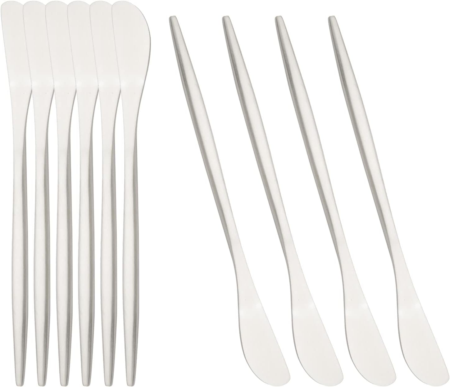 10 Pack Silver Cheese Spreader Knife, Stainless Steel Butter Spreader ...
