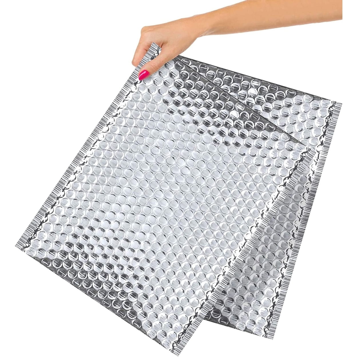 10 Pack Silver Cool Shield Bubble Mailers 11" x 15" Thermal Shipping ...