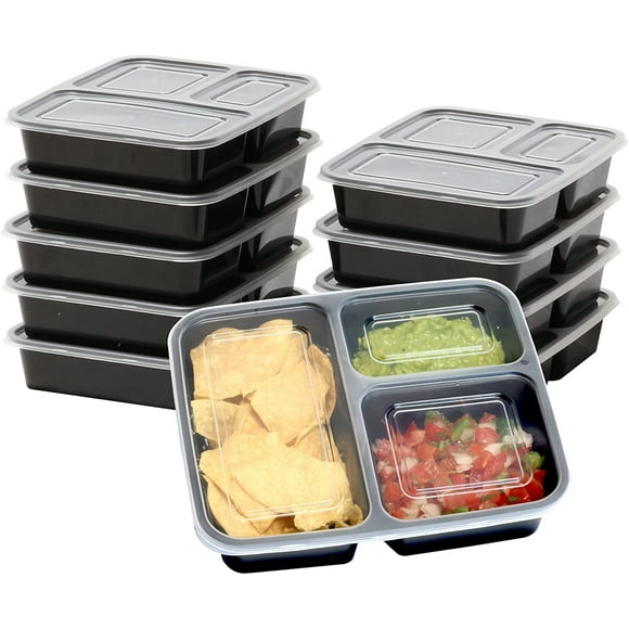 3-compartment Food Containers