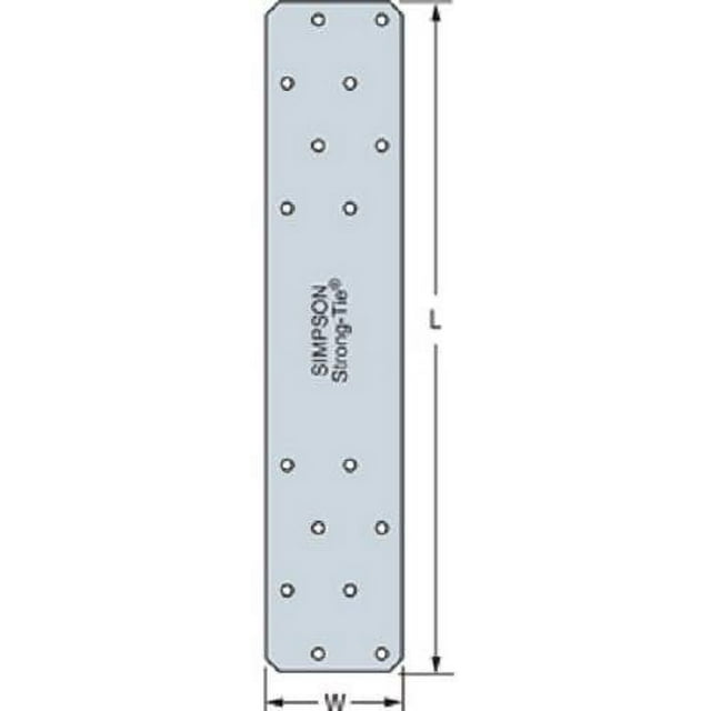 10 Pack Simpson Strong Tie HRS416Z 3-1/4 x 16 Heavy Strap Tie Z-Max ...