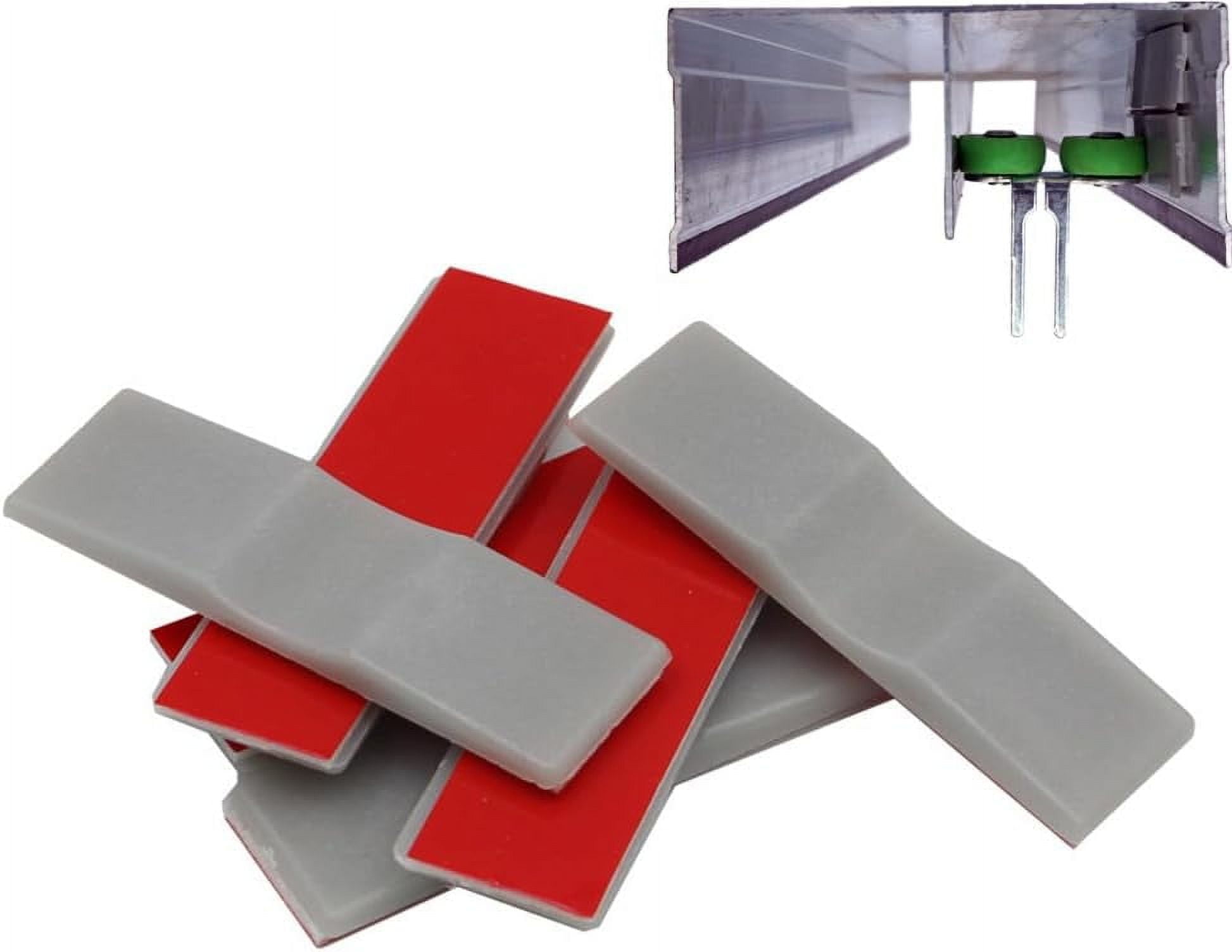 10 Pack Sliding Door Stopper Concave Locator Stick-on Positioner Anti ...